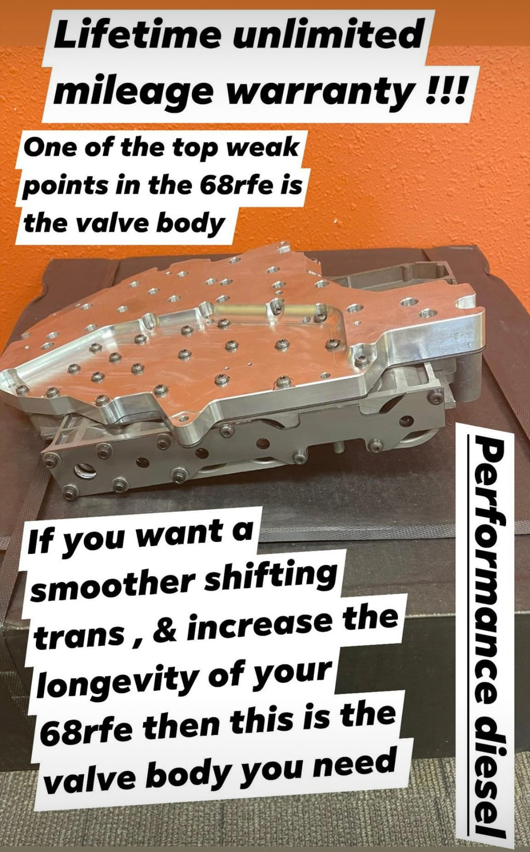 68RFE towing/performance valve body – PERFORMANCE DIESEL